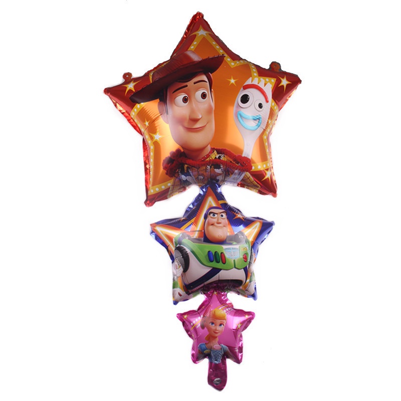Toy Story Foil Balloon Buzz Lightyear Woody Jessie Lotso Alien Cartoon ...