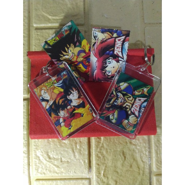 Vintage Anime Local Teks Cards Keychain | Shopee Philippines