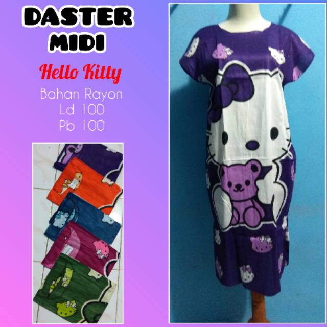Minimal Hello Kitty Midi Daster Minimum Purchase Of 1 Series