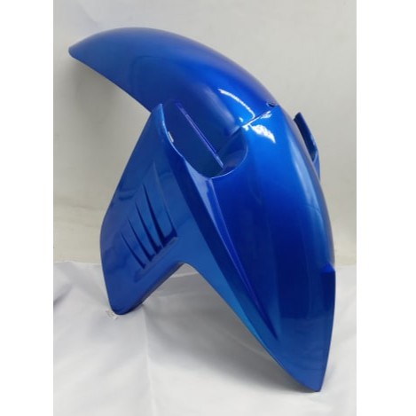 Universal Stylish Glossy Finished Motorcycle Front Dolphin Fender (Blue ...