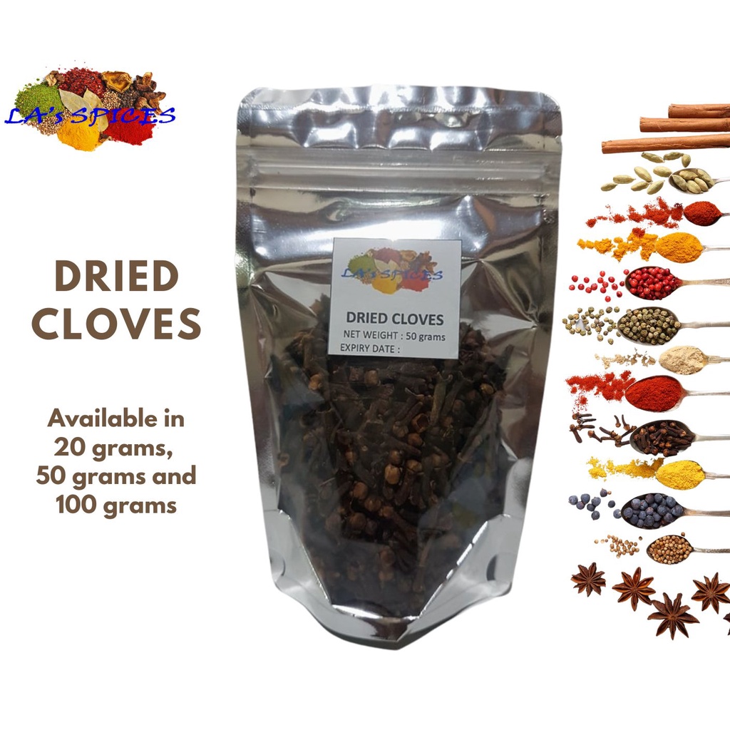 Dried Whole Cloves (Clavo de Comer / Mismar) - 20/50/100 grams | Shopee ...
