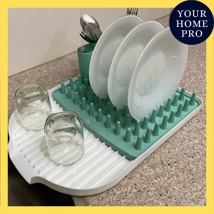 Mini Dish Drainer Rack With Utensils Organizer Holder Lagayan Ng ...