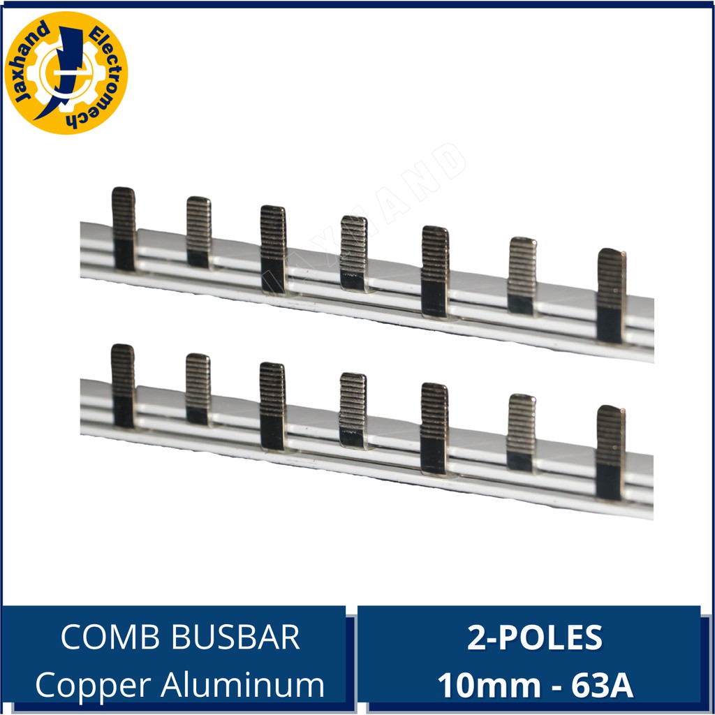 Comb Busbar 2-Poles 63A, 10mm2 , 4-18 Ways | Shopee Philippines