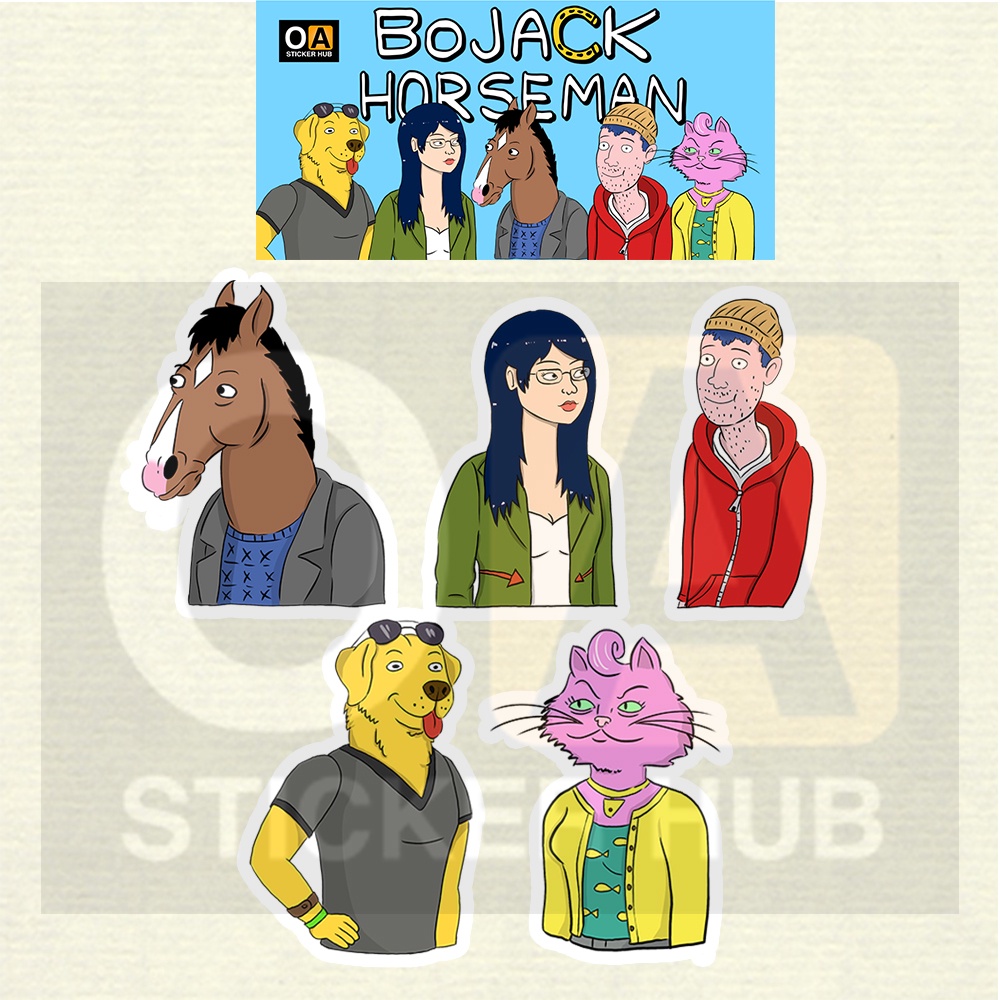 Bojack Horseman Sticker pack | Shopee Philippines