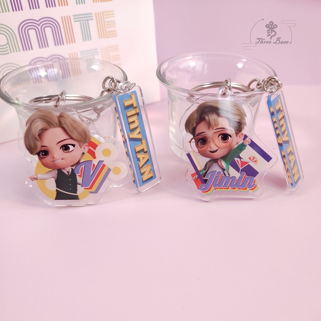 KPOP BTboys 2021 Butter Bangtan Boys TINY TAN Dynamite Keychain Keyring Bag Pendant V JUNGKOOK ...
