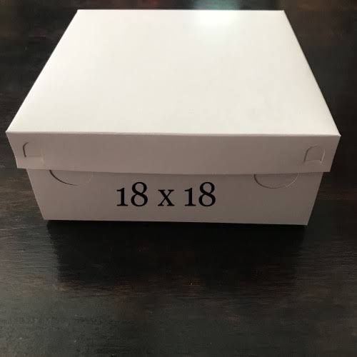 PUTIH Rice/cake cardboard Size 18x18 plain white Per sheet | Shopee ...