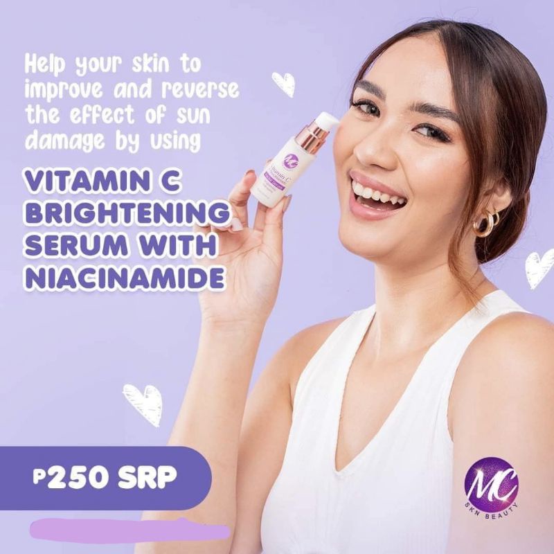 MC SKN BEAUTY VITAMIN C BRIGHTENING SERUM | Shopee Philippines