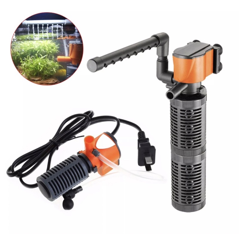 5W Fish Tank Internal Sponge Filter Aquarium Water Filter Pump Air ...