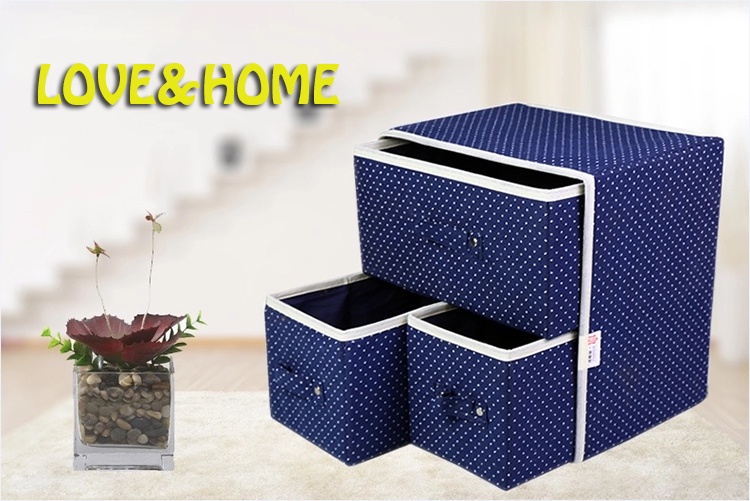LOVE&HOME Foldable Woven Clothing Storage Box | Shopee Philippines