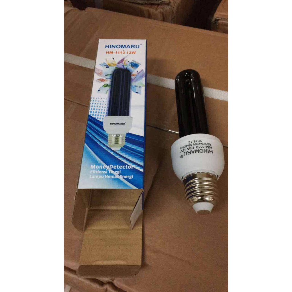 Hinomaru UV Money Light - 13w Counterfeit Money Detection UV Lamp ...