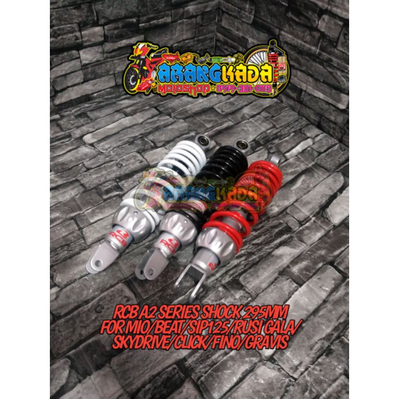RCB A2 SERIES SHOCK 295-305MM FOR MIO / BEAT / CLICK / SKYDRIVE / FINO ...