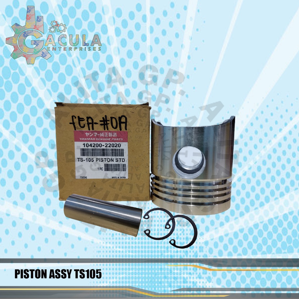 Piston Assy Yanmar TS105 NS90 SS90 S85 KD85 Water Cooled Diesel Engine | Shopee Philippines