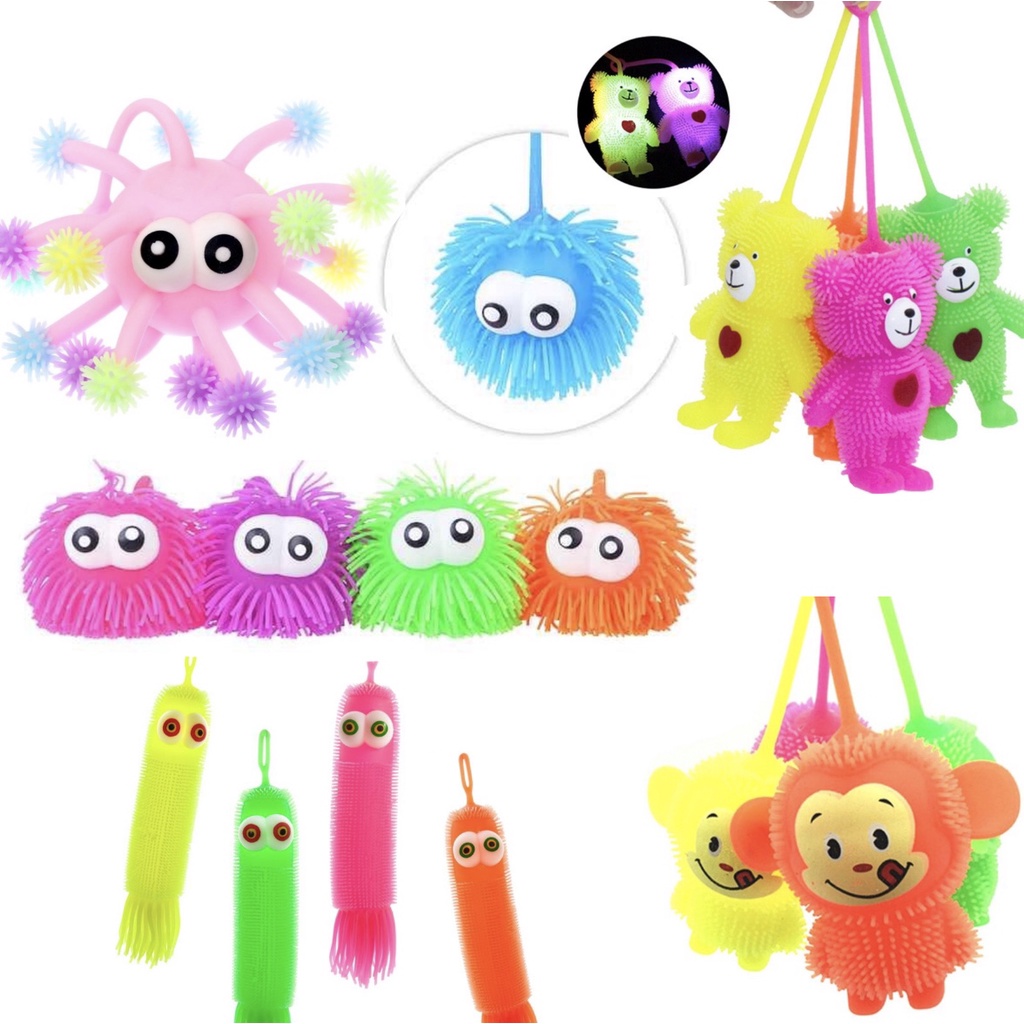 Flash puffer ball toys, inflatable toys, decompression toys, children's ...