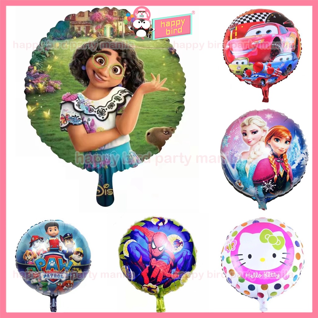 (Happy Bird) 6pcs 18inch Character Foil Balloon party decor partyneeds ...