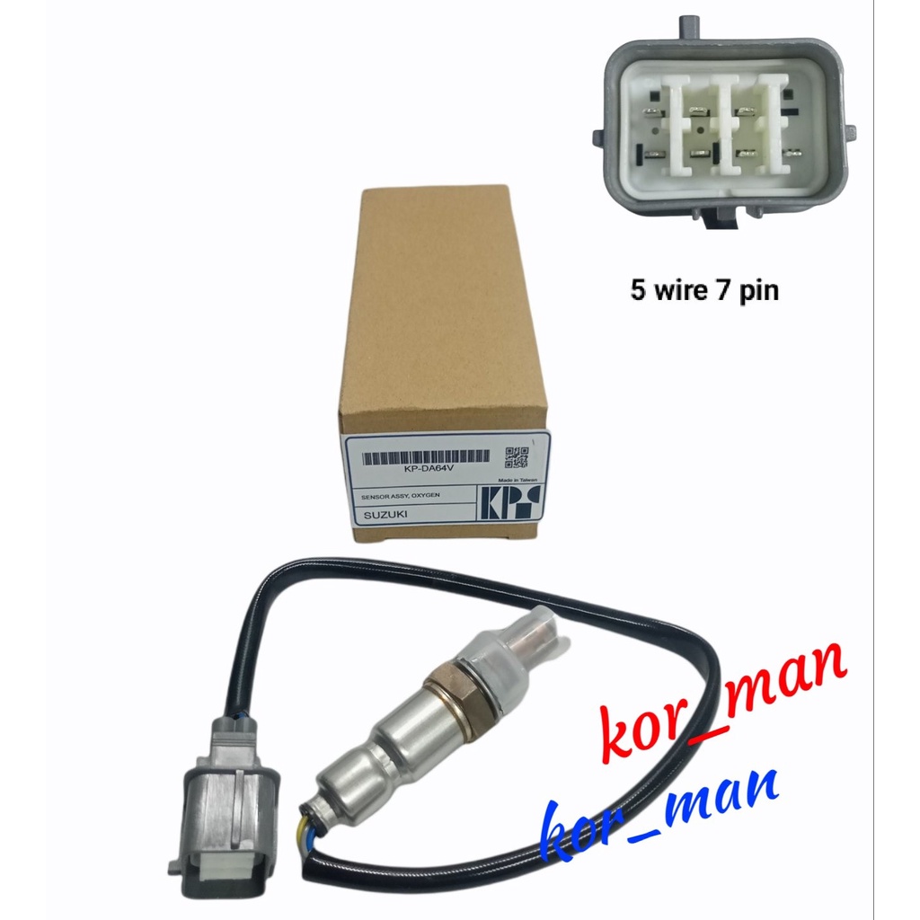 OXYGEN SENSOR SUZUKI TRANSFORMER DA64V/DA64W/DA63T 7 Pin 5 Wire KP ...