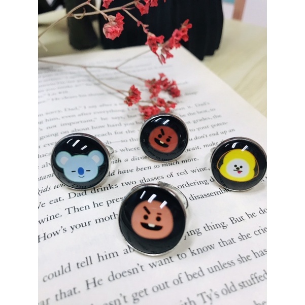 BT21 Game Stone Ring / Sold per piece | Shopee Philippines