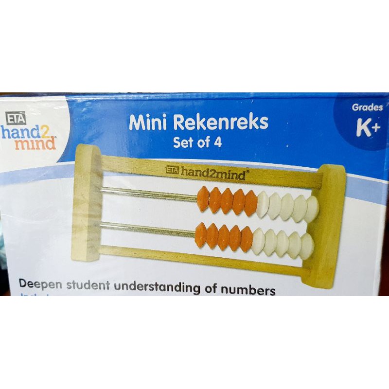 hand2mind Plastic Rekenrek (Colored Abacus for Kids, Math Manipulatives ...