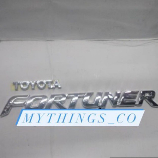 TOYOTA FORTUNER 2004-2010 logo emblem package | Shopee Philippines