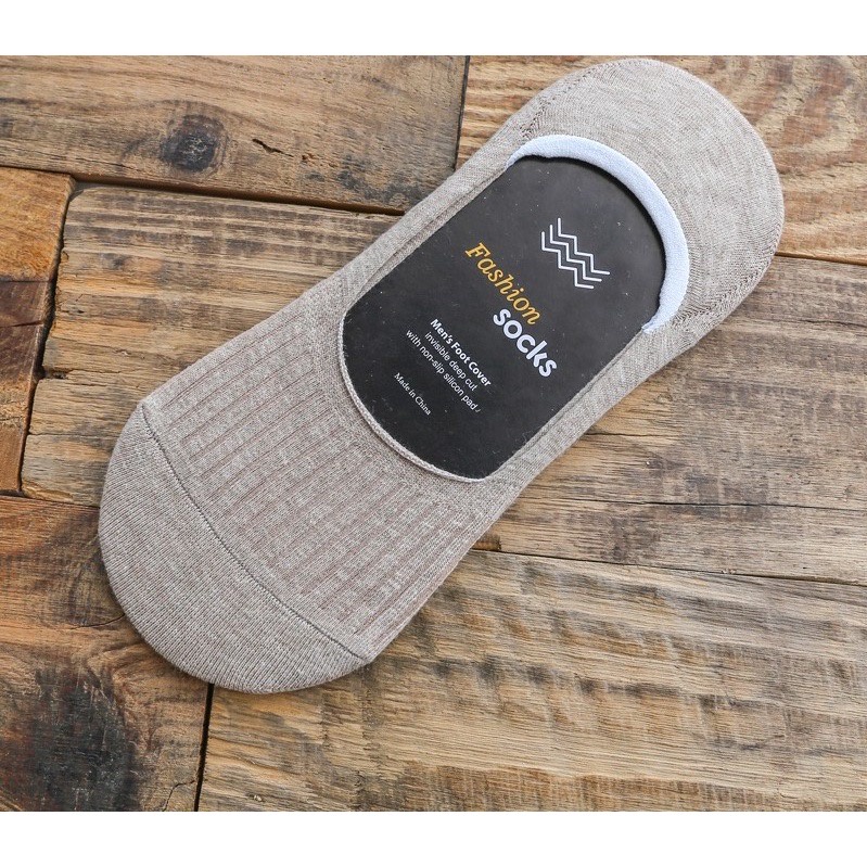 Invisible Men Socks Low Cut No Show Sock Non Slip Cotton Stockings ...