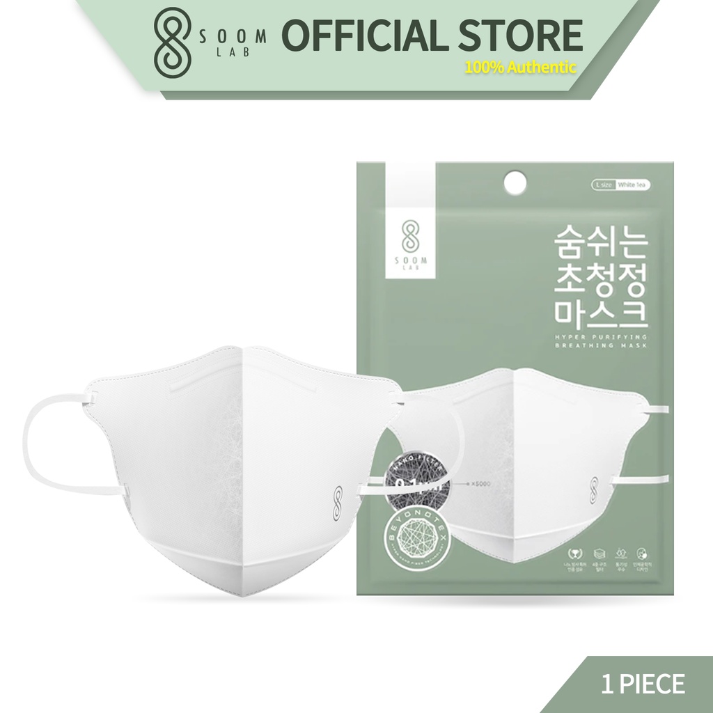 SOOM LAB Hyper Purifying Breathing Nano Mask (White) | Shopee Philippines