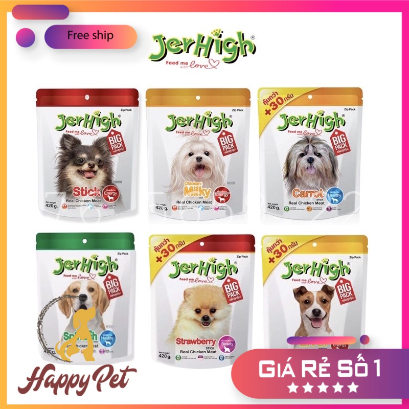 Jerhigh snack dog treats 400gram large pack | Shopee Philippines