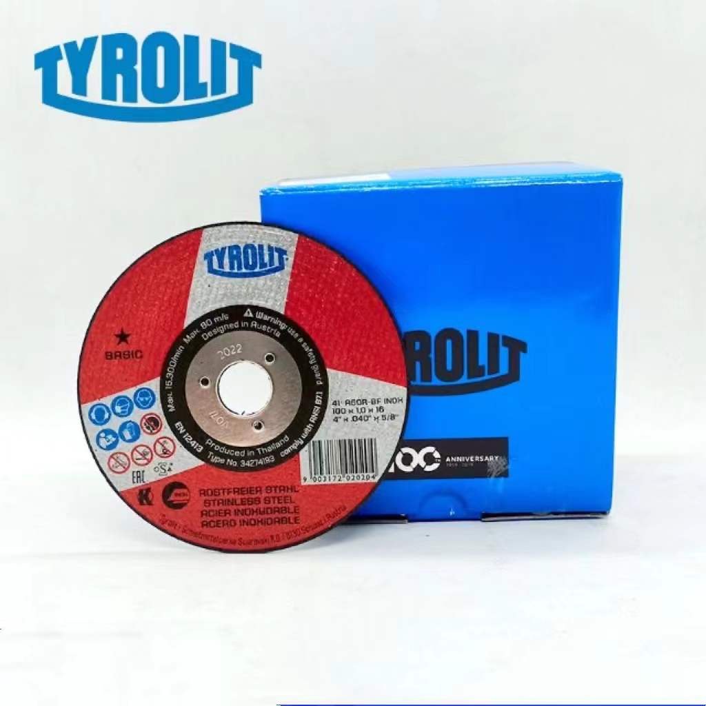 ORIGINAL TYROLIT cutting disc 4" 100x 1.0 x 16mm （set of 25pcs ...