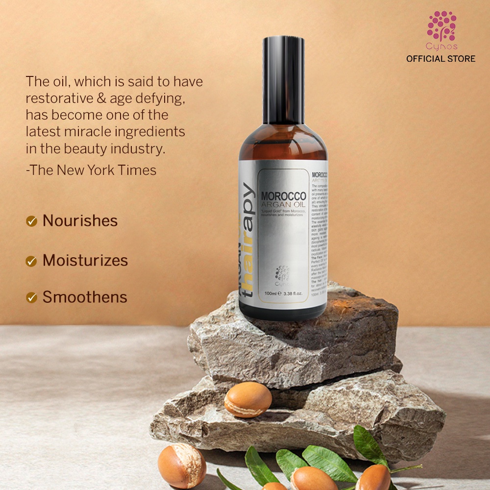 CYNOS Body & Thairaphy Morocco Argan Oil 100ml | Shopee Philippines
