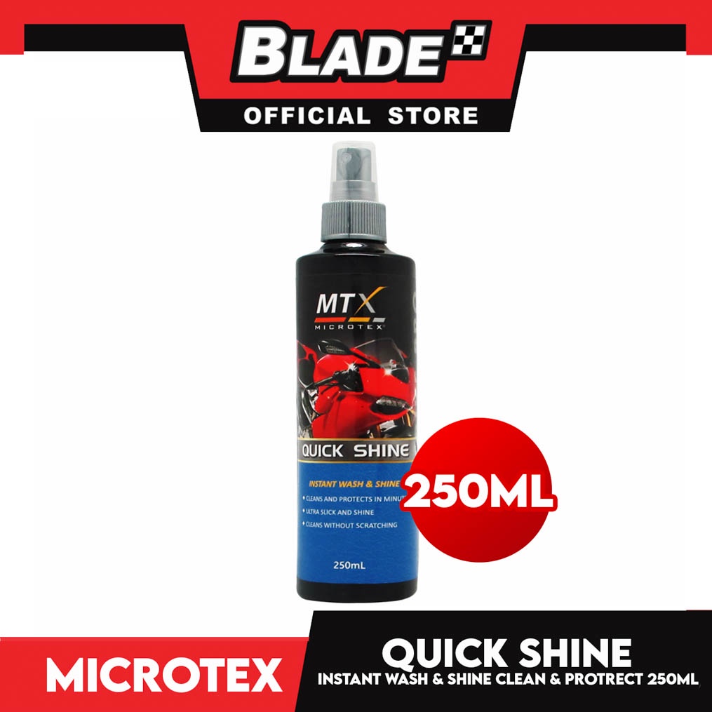Microtex Quick Shine MB-QS250 250ml Instant Wash And Shine | Shopee ...