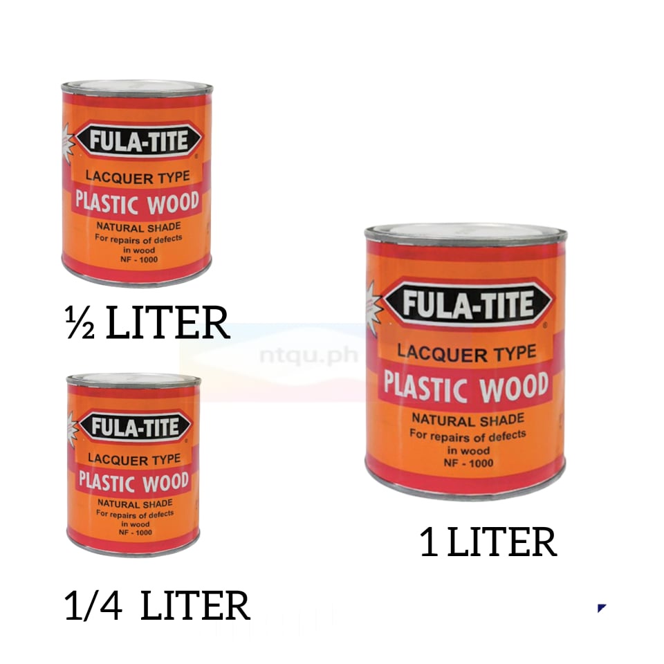 Fula-Tite Lacquer Type Plastic Wood Natural Shade for Repairs of ...