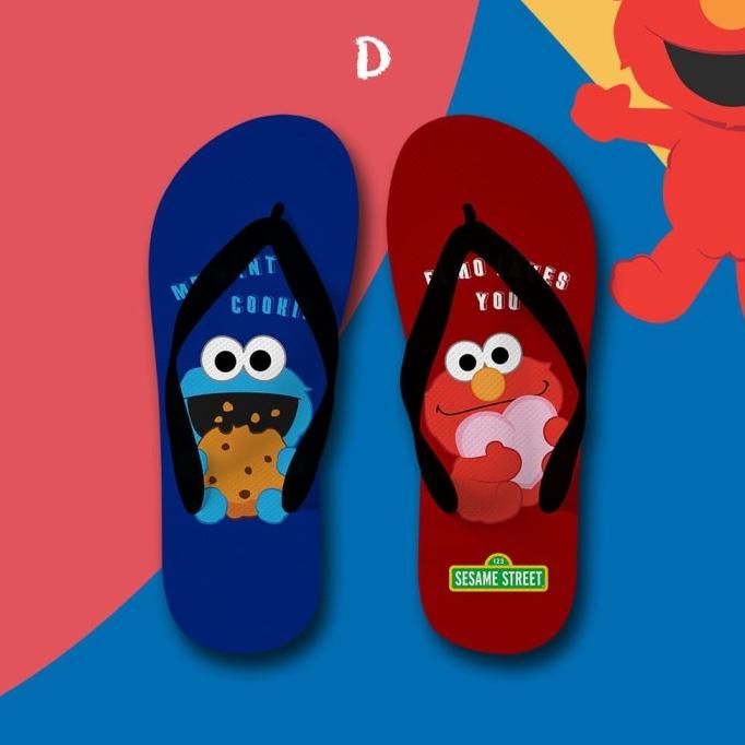 Flipflop Sandals Flip Flops Sesame Street Elmo Cookie Monster D ...