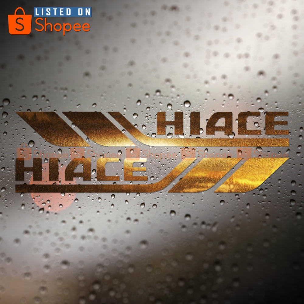 Stickers | 2x Toyota HIACE | Racing | Decals | Stripes | Vinyl Weather ...