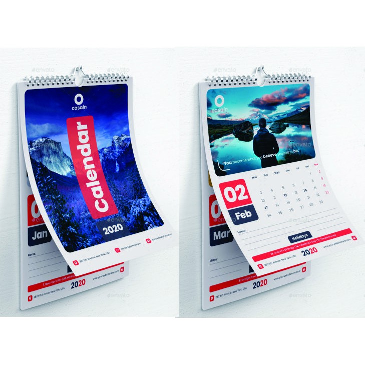 Custom 2024 Wall Calendar/ Photo Calendar Lots Of Cool Templates 1 ...