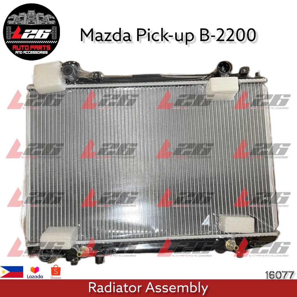 Mazda Pick-up B-2200 Radiator Assembly A/T 400x628 PA26 1ROW | Shopee ...
