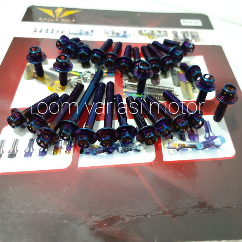 MESIN Probolt BOLT ENGINE BLOCK NINJA R NINJA RR NINJA 150 SET LEFT ...