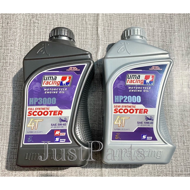 UMA RACING MOTORCYLE ENGINE OIL 4T SCOOTER 1L Fully or Semi Synthetic ...