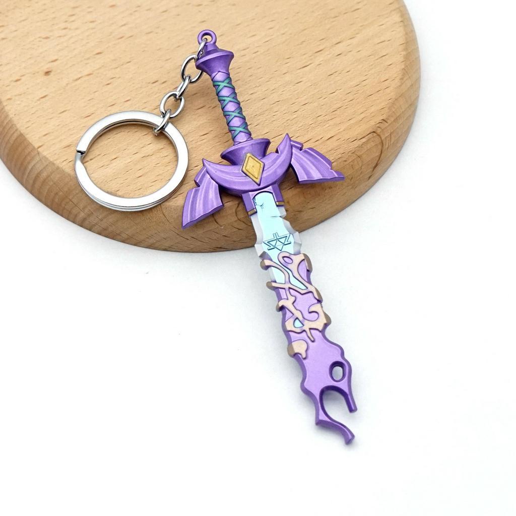 The Legend of Zelda keychain Master Swords Model Pendant Keyring Game ...