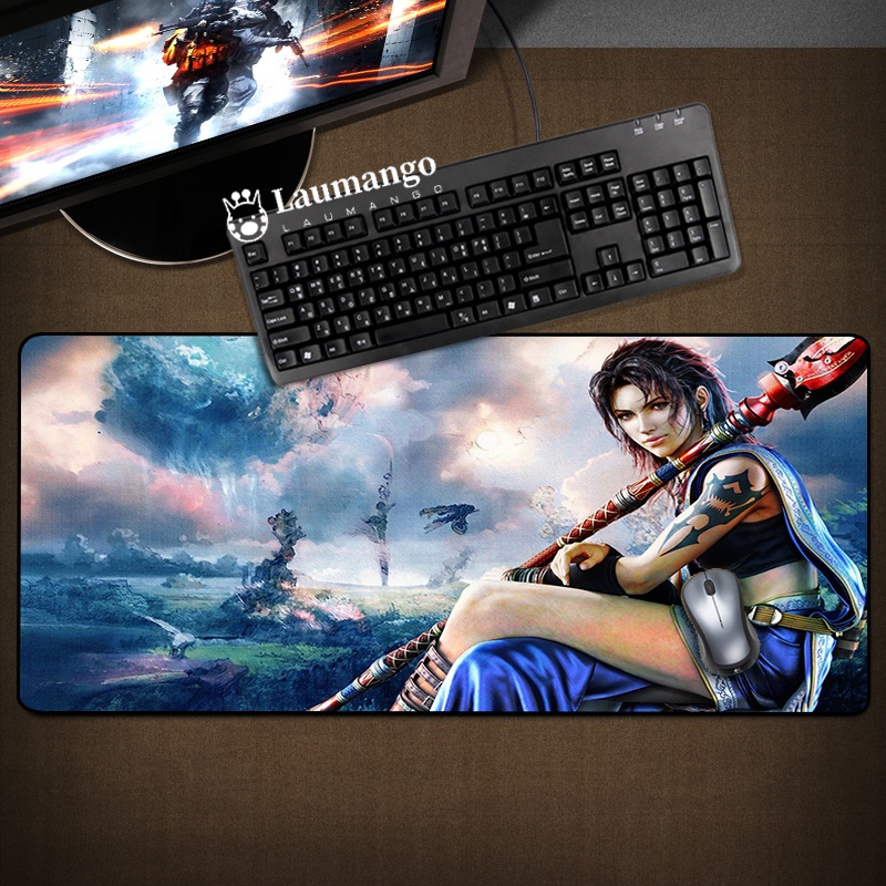Final Fantasy Mouse Ped Anime Desk Mat Rubber Keyboard Extended Pad ...