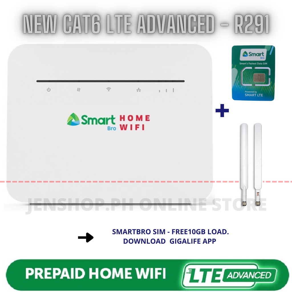Openline Smart Bro Prepaid Home WiFi LTE-Advance (Boosteven-R291) | Shopee Philippines