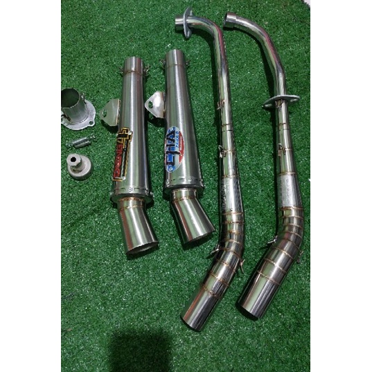 Xrm 125, Wave 125, Rs125 Conical pipe lowmount set long tip (Daengsai4 ...