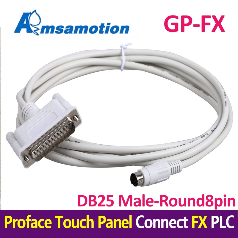 YTH GP-FX CA3-CBLFX For Proface GP3000 Touch Panel Connect Mitsubishi FX3U/FX2N/FX1N Series ...