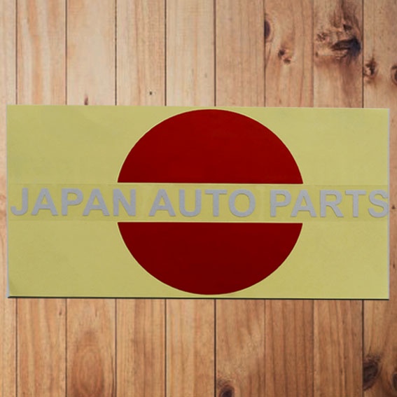 Sticker Japan Auto Parts Silver Text NA | Shopee Philippines
