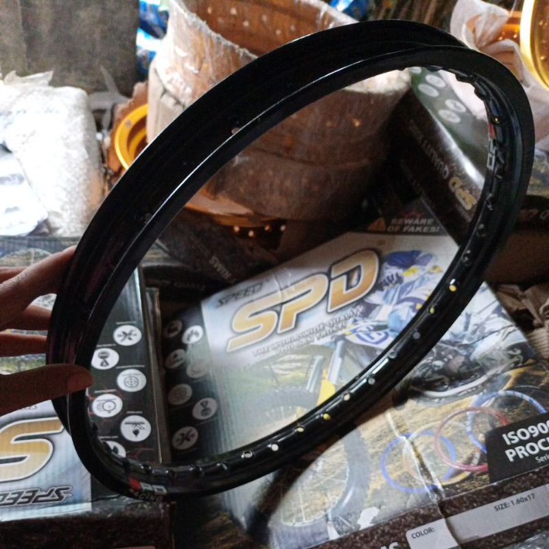 Rims 1.20x17, (SPD) 36 holes 1pc black | Shopee Philippines