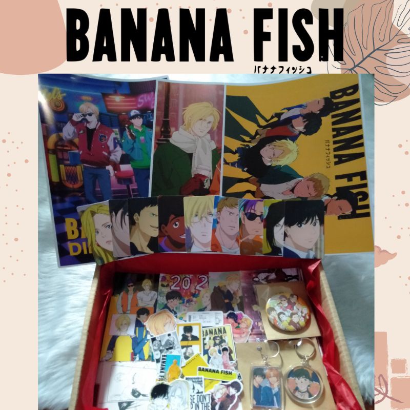 BANANA FISH Merch Gift Box Set Kit Anime BL Yaoi (pls read description ...