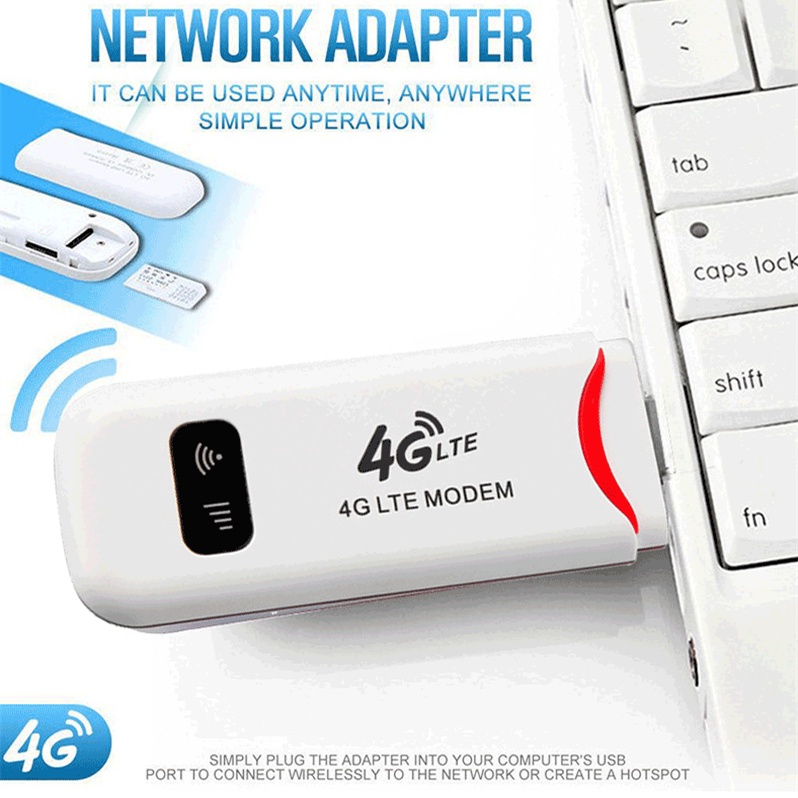4G/3G LTE Portable 100Mbps USB Modem Wifi Router Repeater Wireless Hotspot Signal Range Extender ...