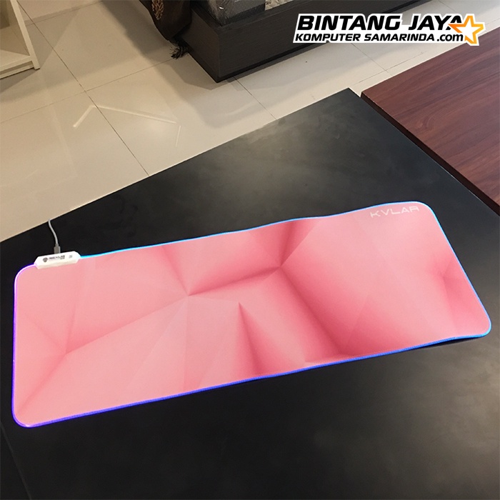 Rexus Kvlar TR2 RGB Extended Cloth Gaming Mousepad - Pink | Shopee ...