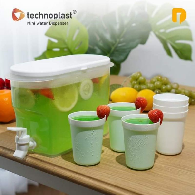 PUTIH [Import] Mini Water Dispenser 3 Liter Mini Plastic Water ...