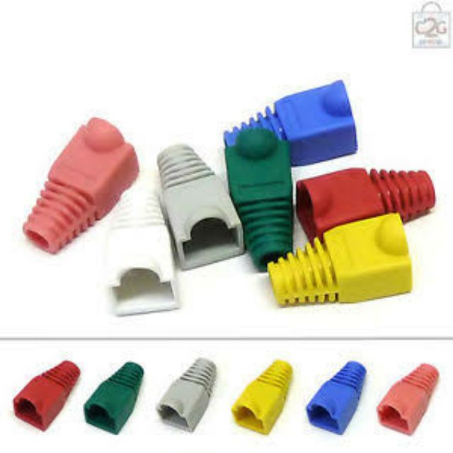 Network RJ45 Rubber boots 10pcs,20pcs,30pcs,50pcs | Shopee Philippines