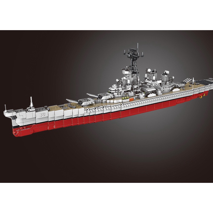 Mybrickstore 2631PCS Military Army USS Missouri Ship Building Blocks ...