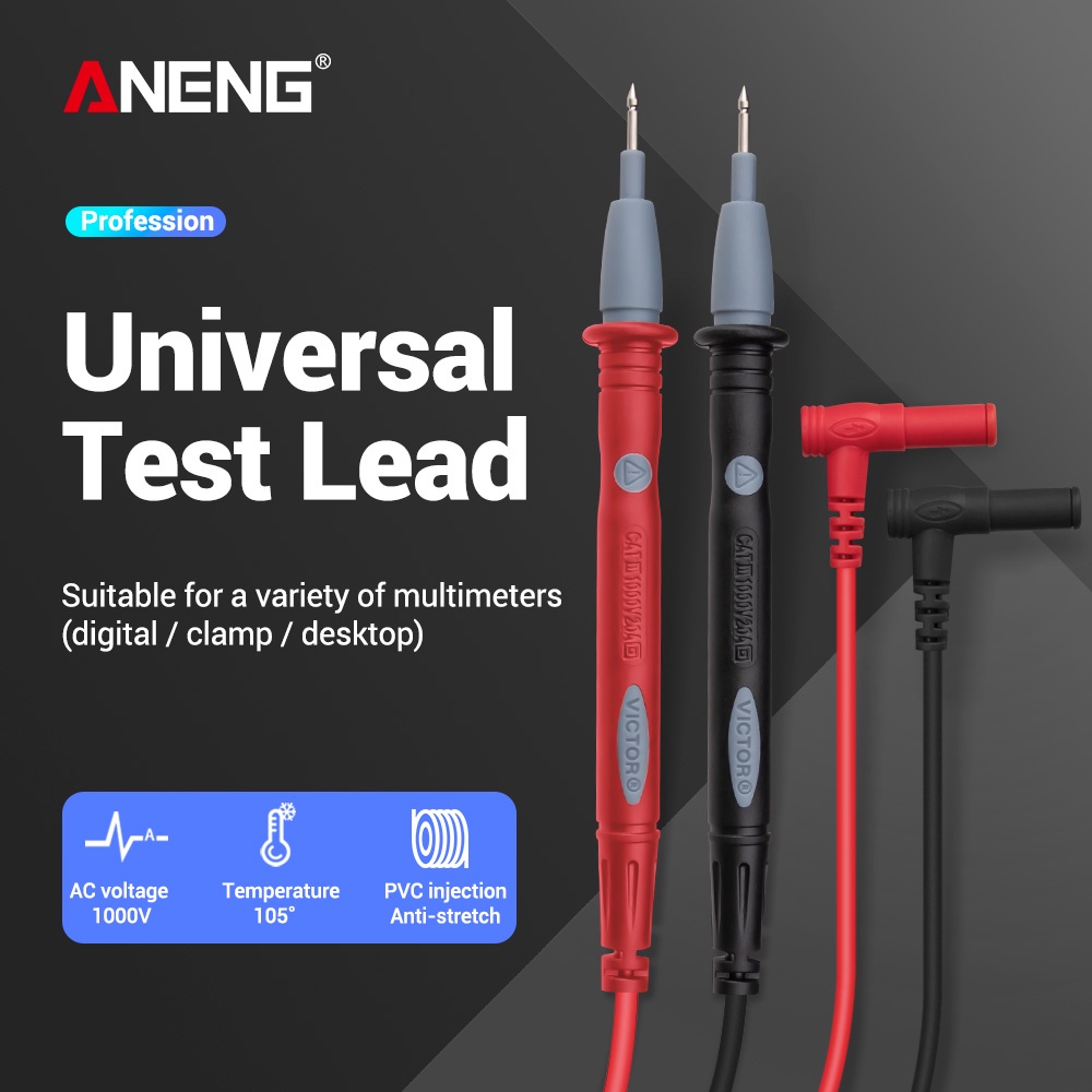 Aneng Pt1003 Universal Probe Test Leads Pin For Digital Multimeter ...