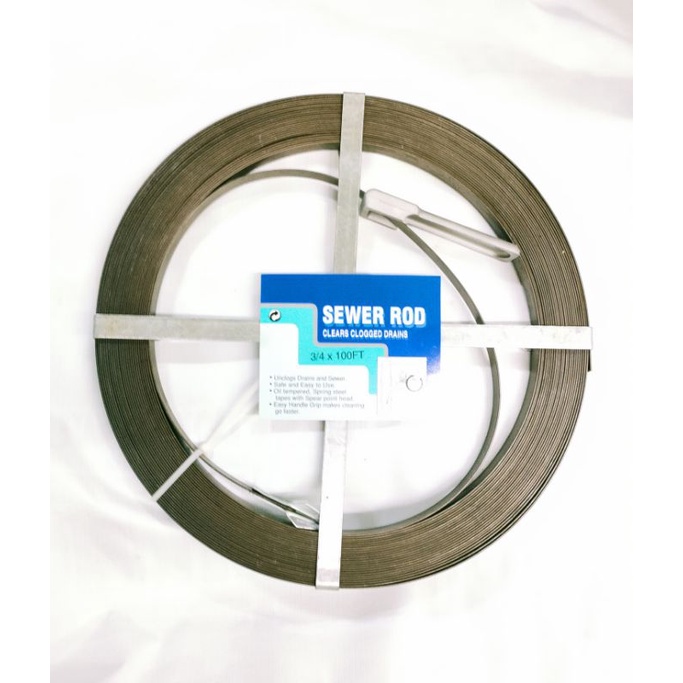 SEWER ROD FLAT 3/4 X 100 (30.6meters) | Shopee Philippines